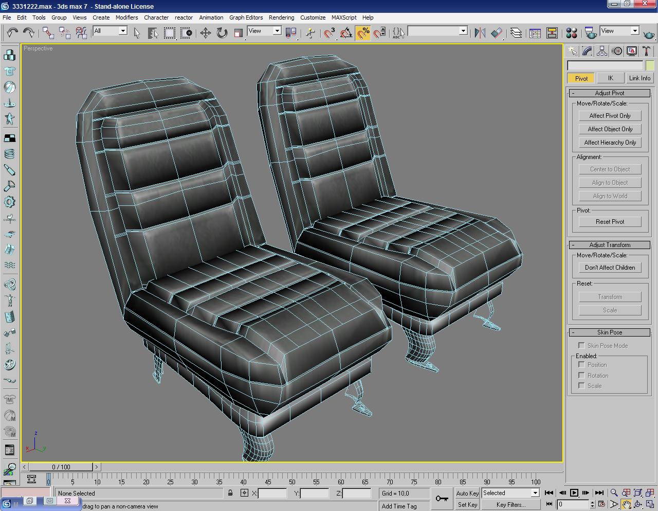 GTA SA CARS: the car-interior