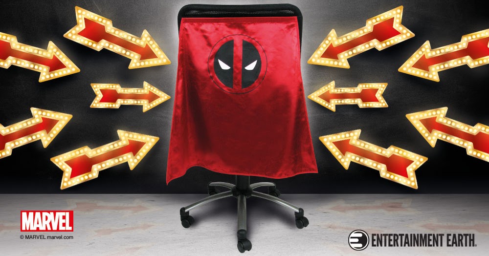 New Entertainment Earth Deadpool Chair Cape™