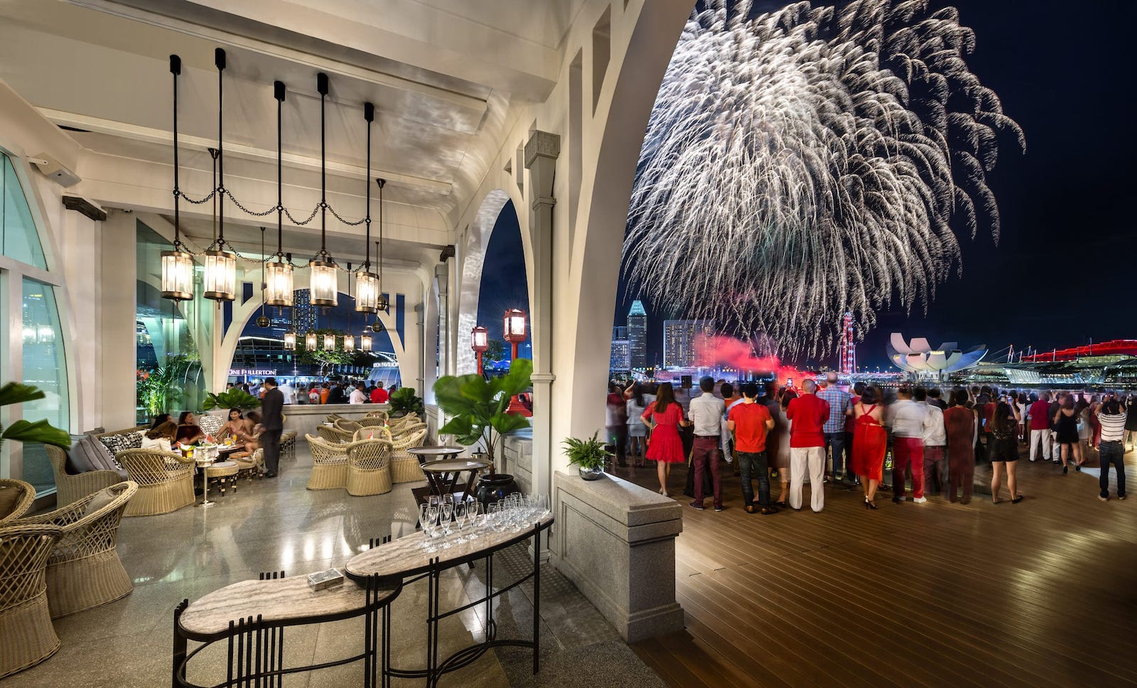 Best Place to Watch National Day Fireworks: Fullerton Rooms and Buffets ...