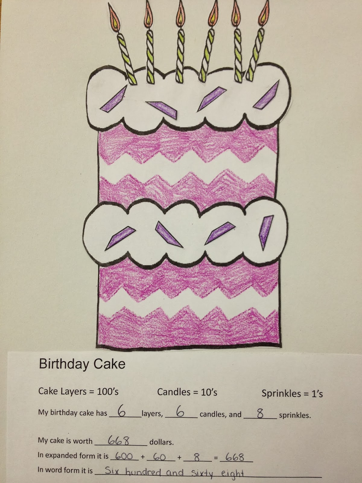 A Love for Teaching: Happy Birthday Place Value