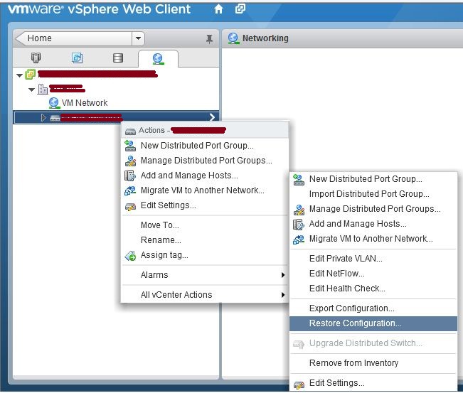 vXpress: How to Backup & Restore a VMware vSphere Distributed Virtual ...