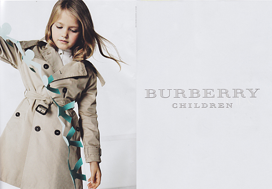 Kids London Model Management: Burberry with Finlay & Poppy