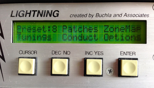 MATRIXSYNTH: Buchla Lightning MIDI controller with 2 wands