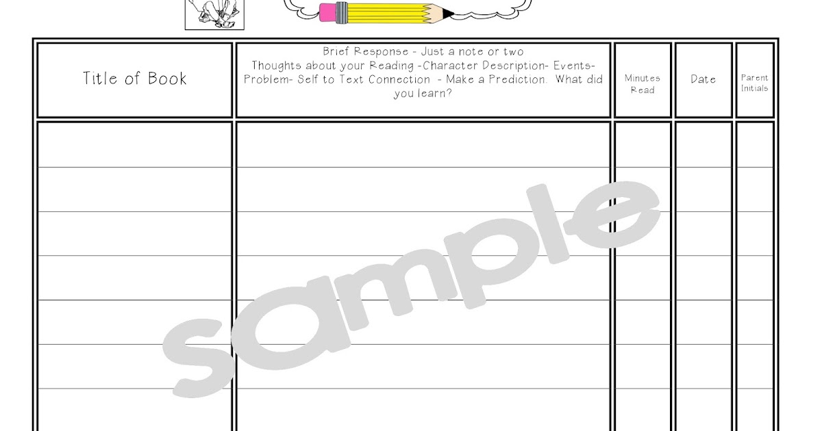 MrsQuimbyReads | Teaching Resources: Home Reading Log