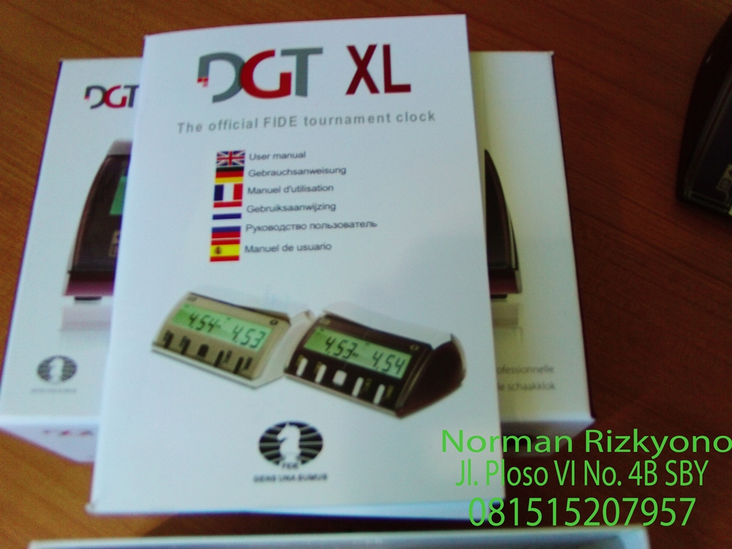 DGT XL NEW RED EDITION, Jam Catur Professional Terbaik ~ GROSIR CATUR
