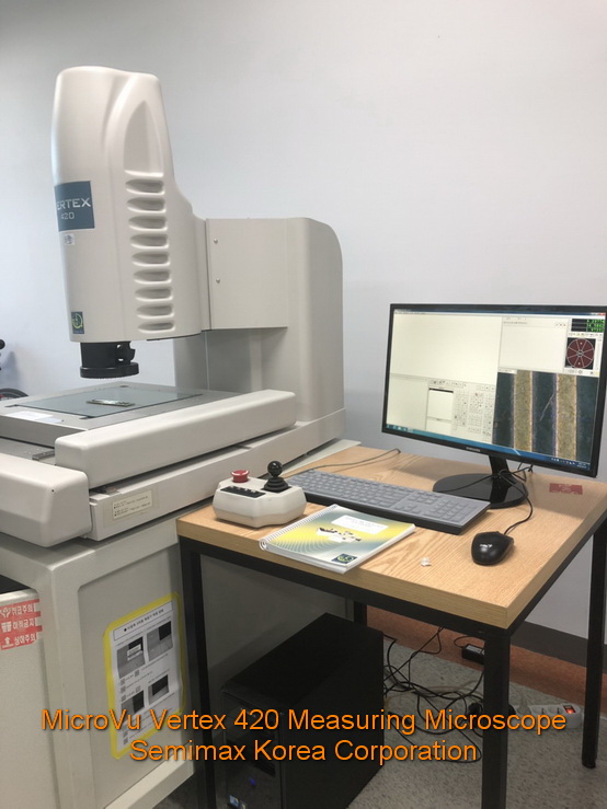 Semiconductor Equipment: Micro-VU Vertex 420 Measuring Microscope for sales