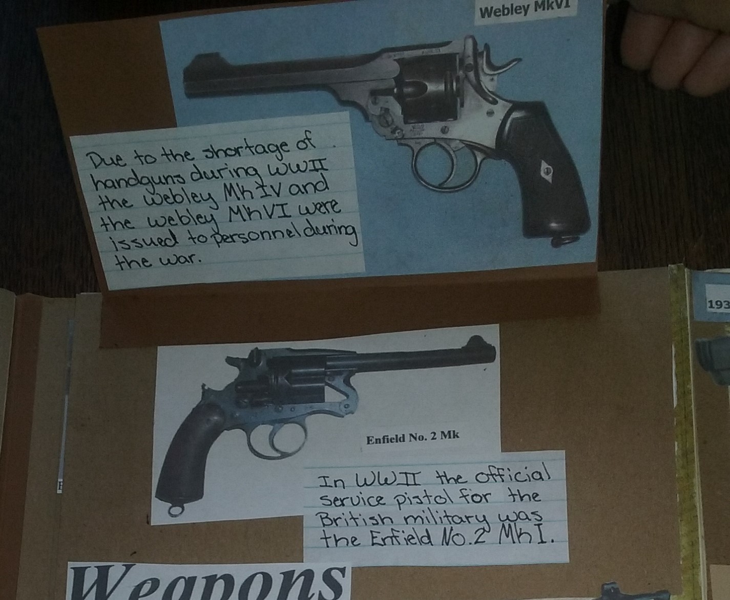 The Many Hats of M.E.L.: Manila folder lapbook WWII school project