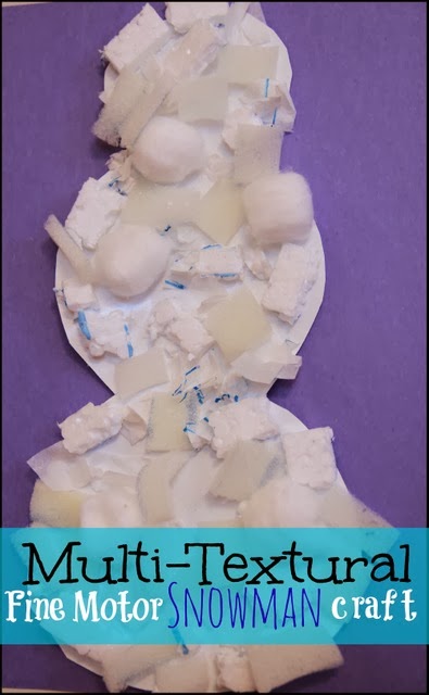 Make a Snowman Craft and Work Fine Motor Skills into your Lesson Plan ...