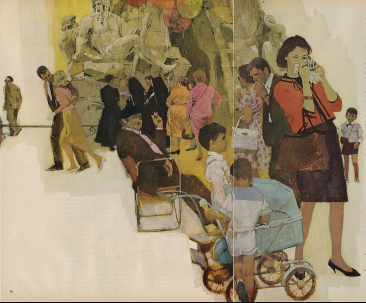 Bernie Fuchs | Abstract Figurative painter and illustrator | Tutt'Art ...