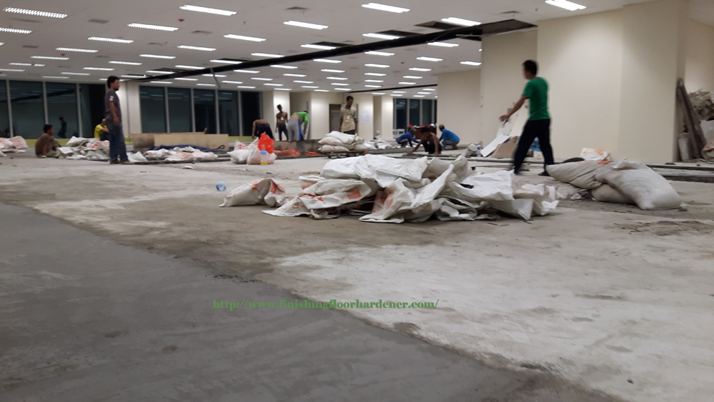 Pengerjaan Screed - Sahid Center, Jakarta Selatan