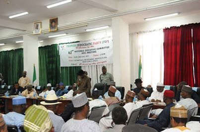 PDP NEC Meeting Held In Abuja..National Convention Now 31st August