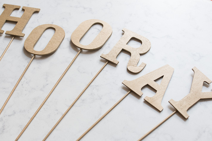 DIY Cake Topper: A Graduation Hooray! | 17 Apart