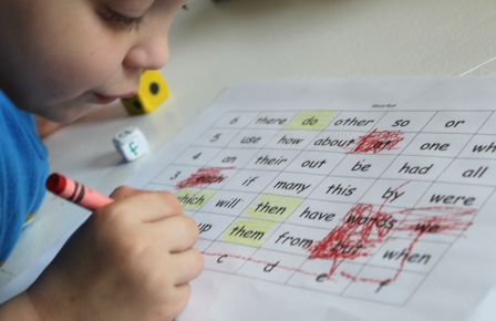 Word Roll Game - The Activity Mom