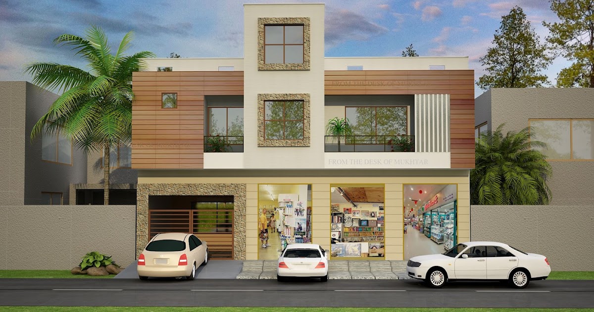 2D and 3D Design: Front Elevation