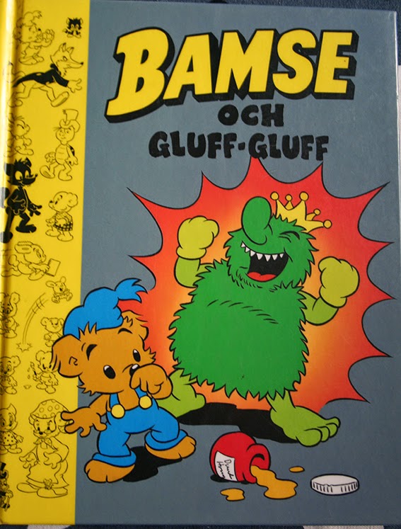Lukemisia lapsille ja myös lasten vanhemmille: Bamse och Gluff-Gluff