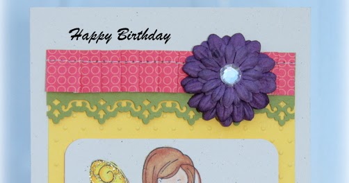 Lily Patch Stamps: Sprouts Birthday Card