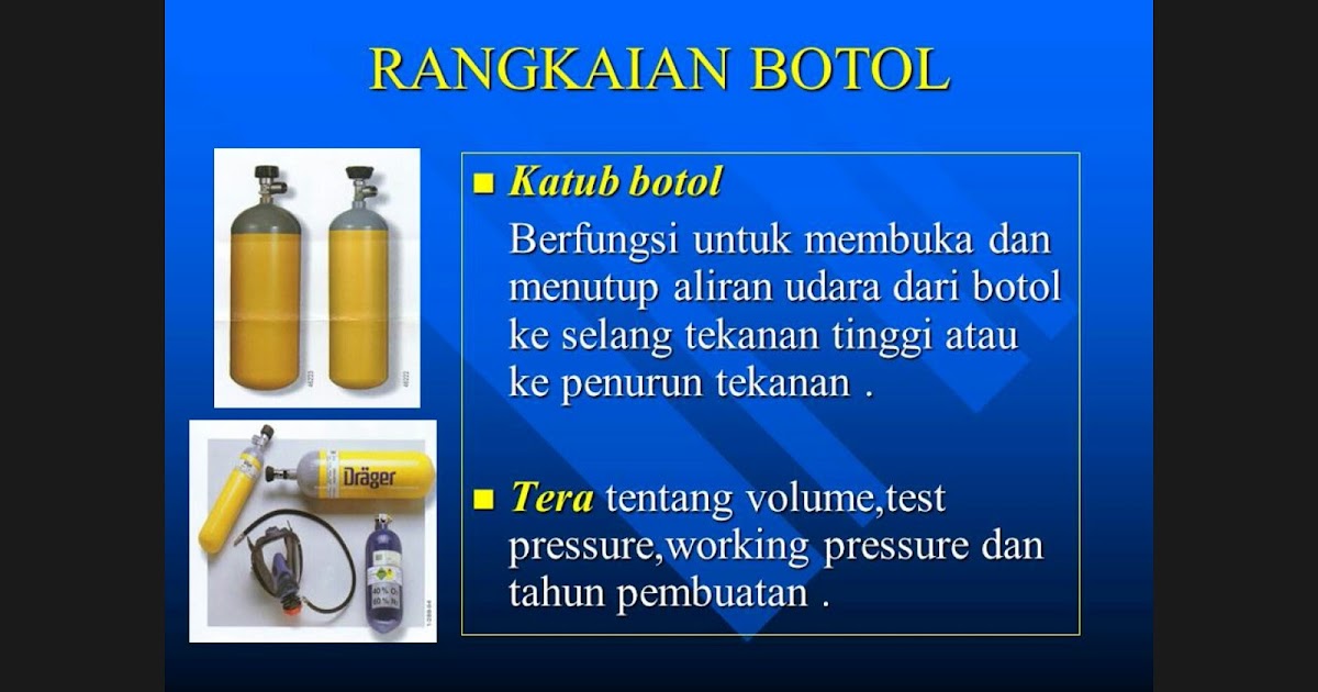 bagian bagian dari tabung SCBA