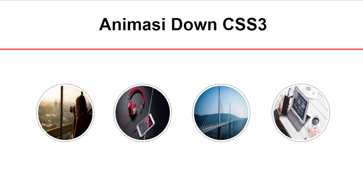 Trik Membuat Animasi Down HTML CSS3