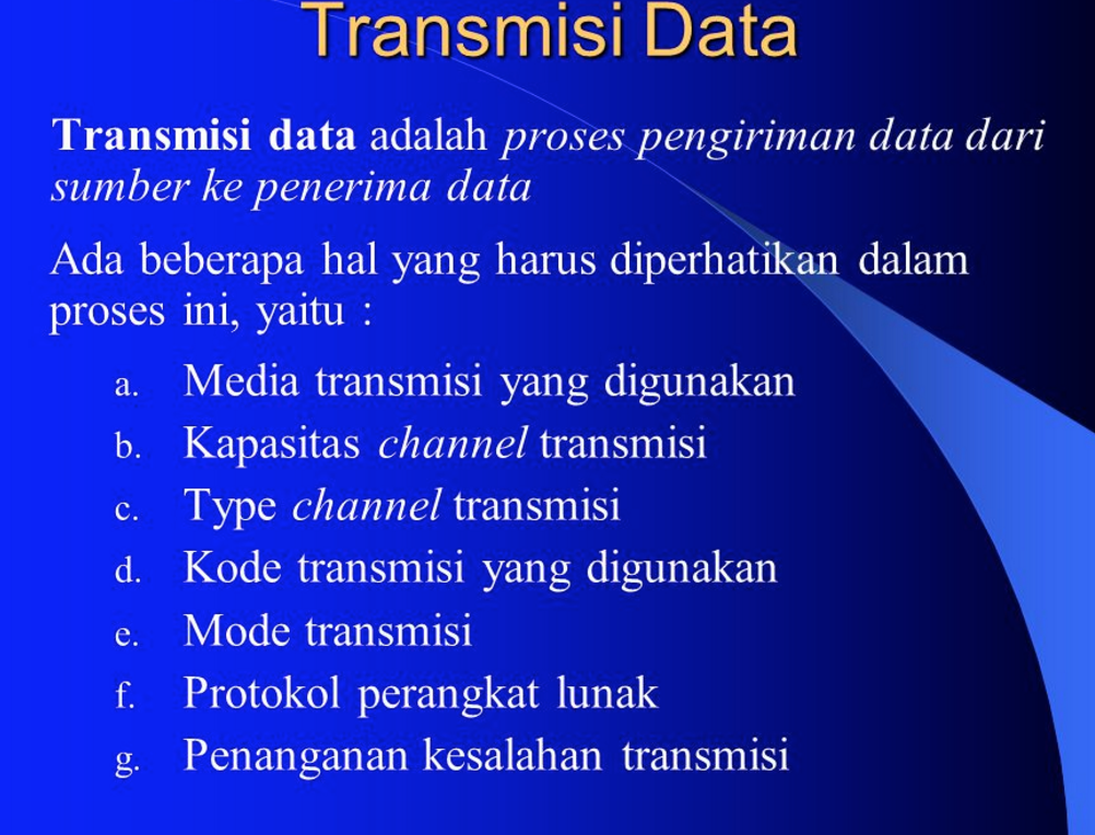 Pengertian Transmisi Data - Asep Respati