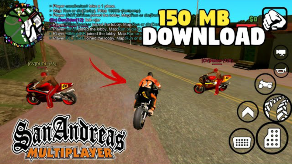 GTA SAMP PARA ANDROID COM APENAS 150 MB