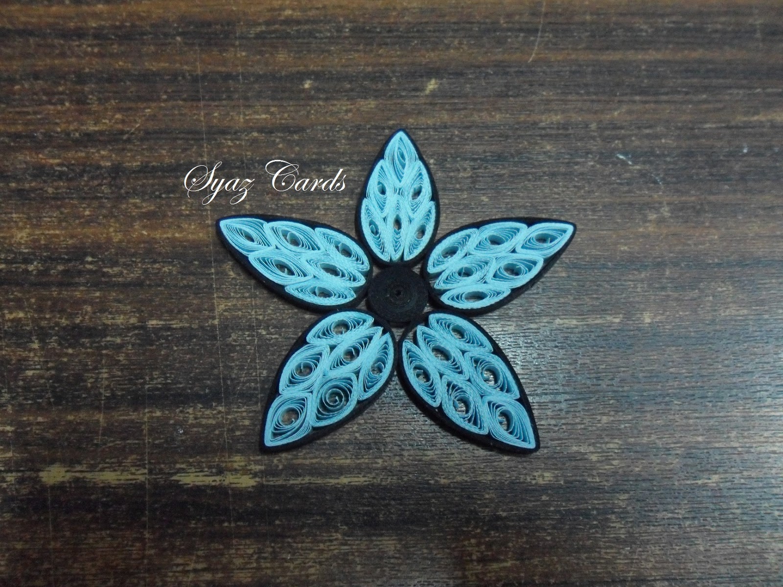 Syaz Cards: Termitaria flower tutorial