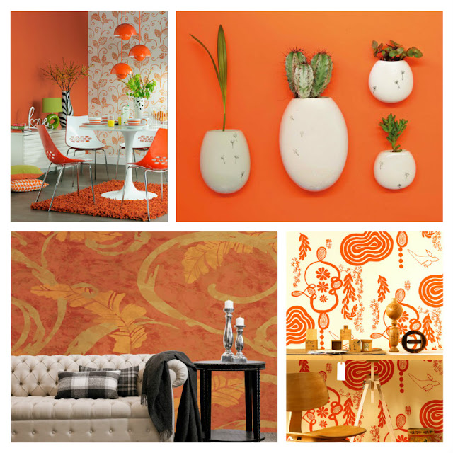Orange 77 wall color ideas with positive effects - Diy Fun World