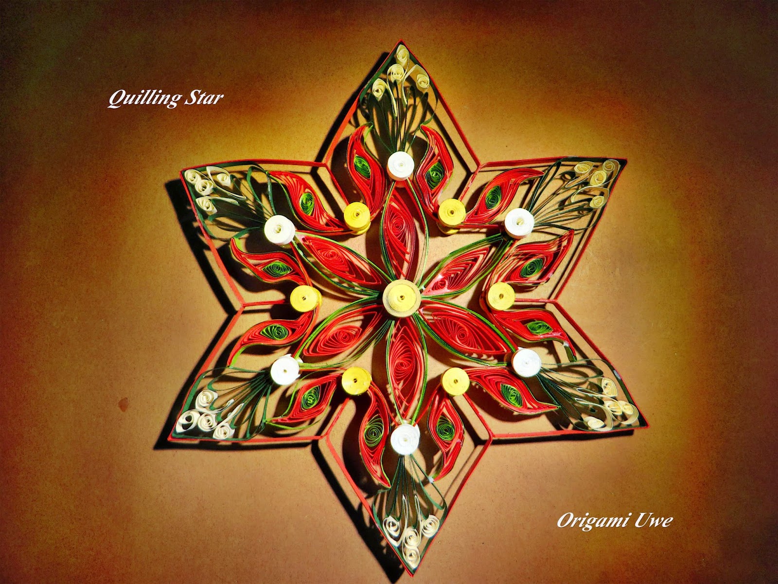 Origami, Fleurogami und Sterne : Quilling Star