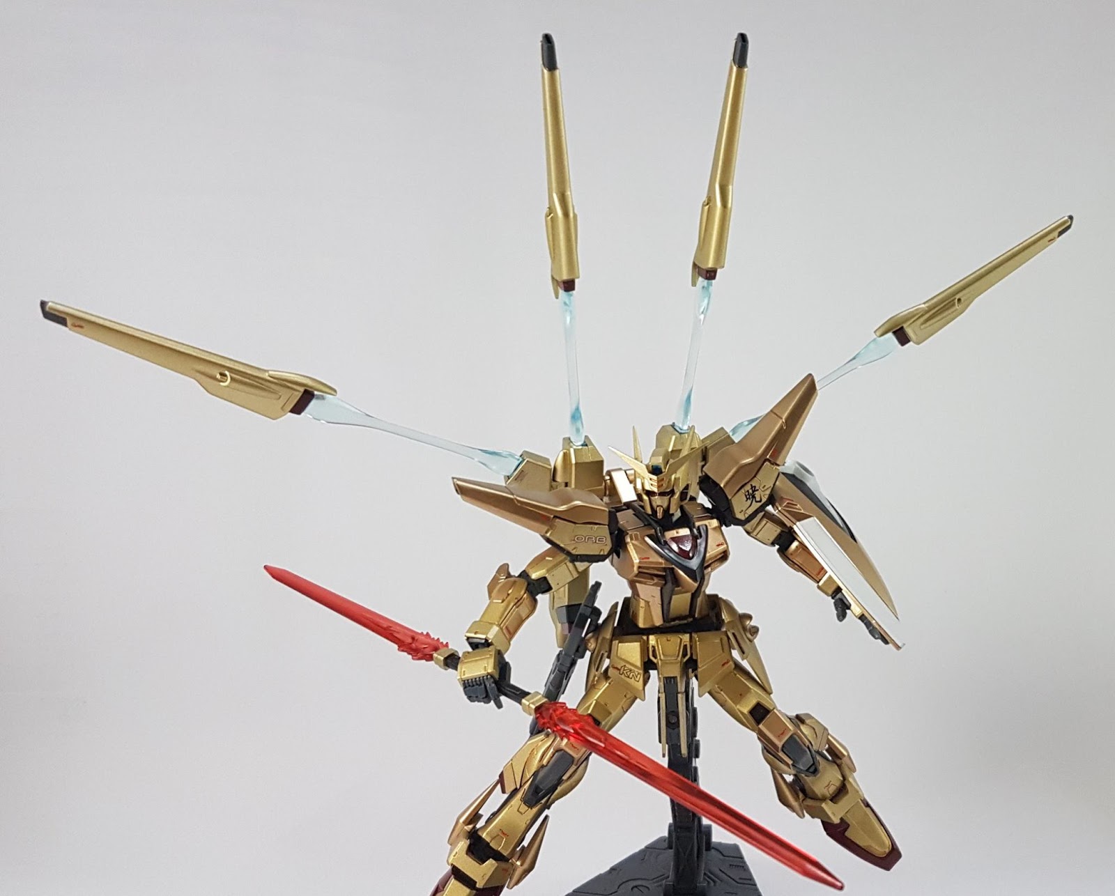 G Project: [Custom RG 1/144] ORB-01 Akatsuki Gundam