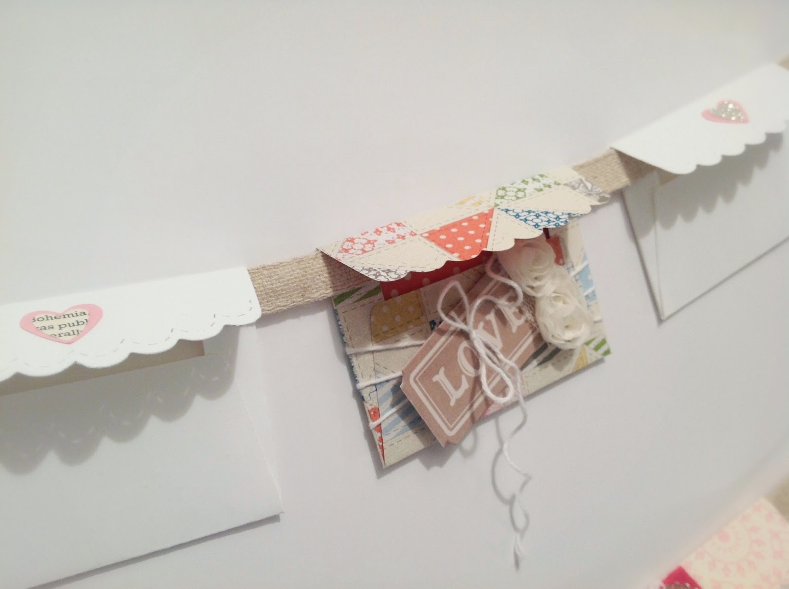 InkyPinkies: Mini Envelopes Valentine's Banner