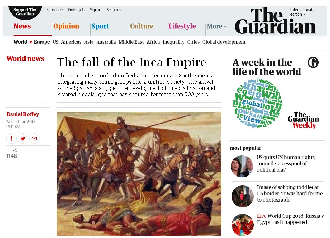 SIN SENTIDO: PUNCHAO: El último dios Inca