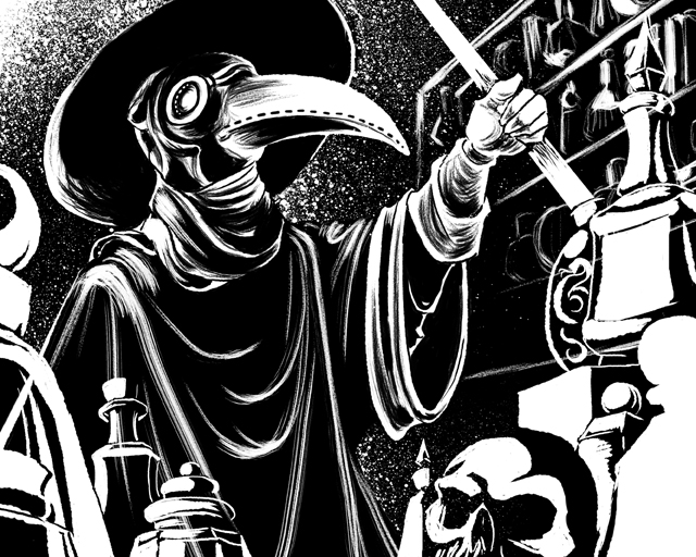 Aky's art: 'Plague: A Cross on the Door'