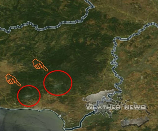 Weather News: ΔΕΙΤΕ τις φωτιες απο τις πυρκαγιες σε Δαδια και Μακρη απο ...