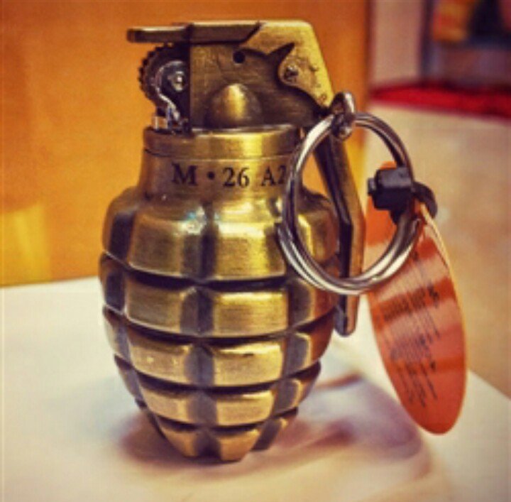 Bật lửa Vỏ Đạn - Bật lửa hình lựu đạn M26-A2