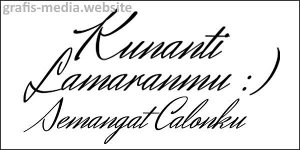 35 Font Untuk Desain Undangan Pernikahan