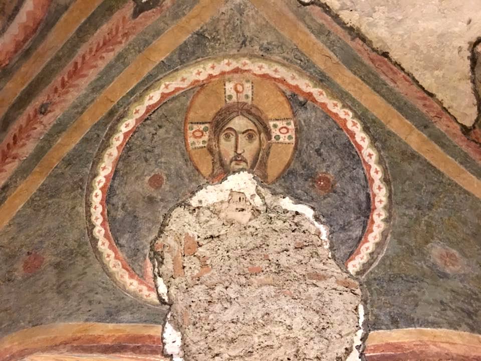 New Liturgical Movement: Medieval Frescoes in a Long-lost Crypt
