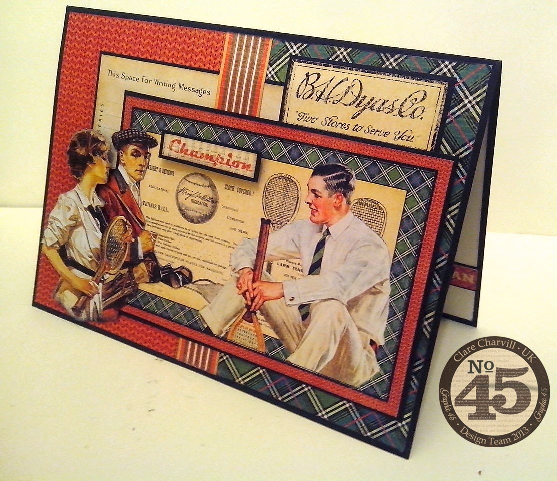 Crafting hints, tips and tutorials: Good ol Sport Card