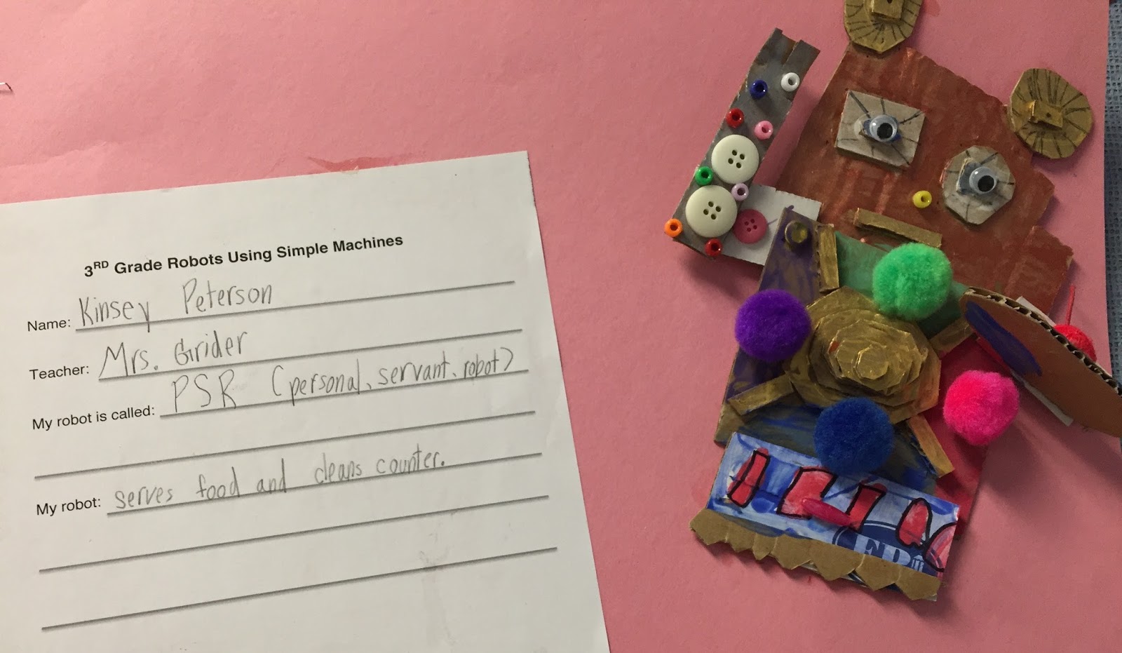 (the way cool) Donald Art Room: way cool lesson: Chore Robots using ...