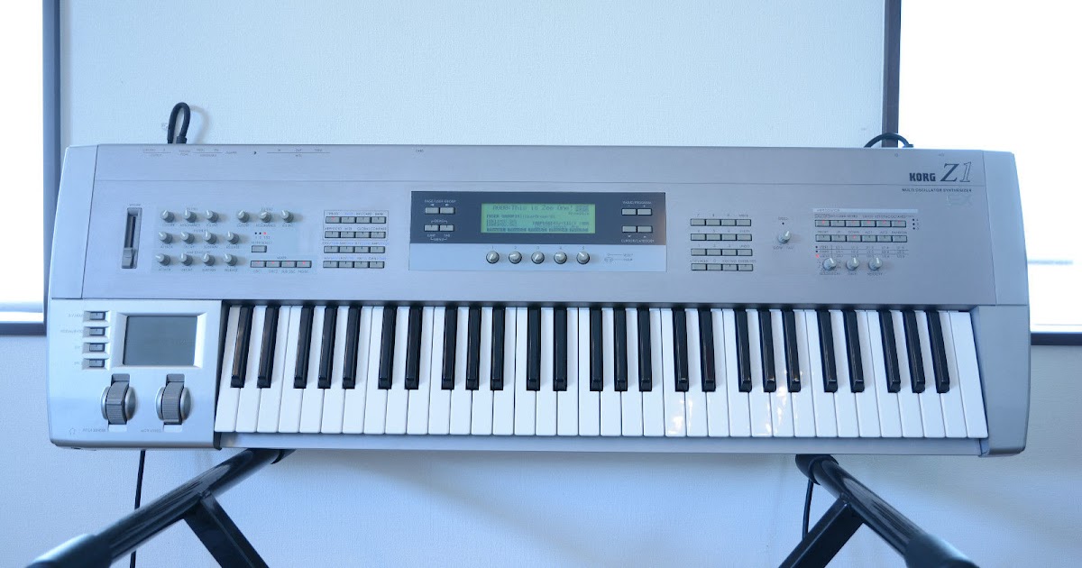 MATRIXSYNTH: Korg Z1 EX MULTI OSCILLATOR SYNTHESIZER MOSS SN 001645