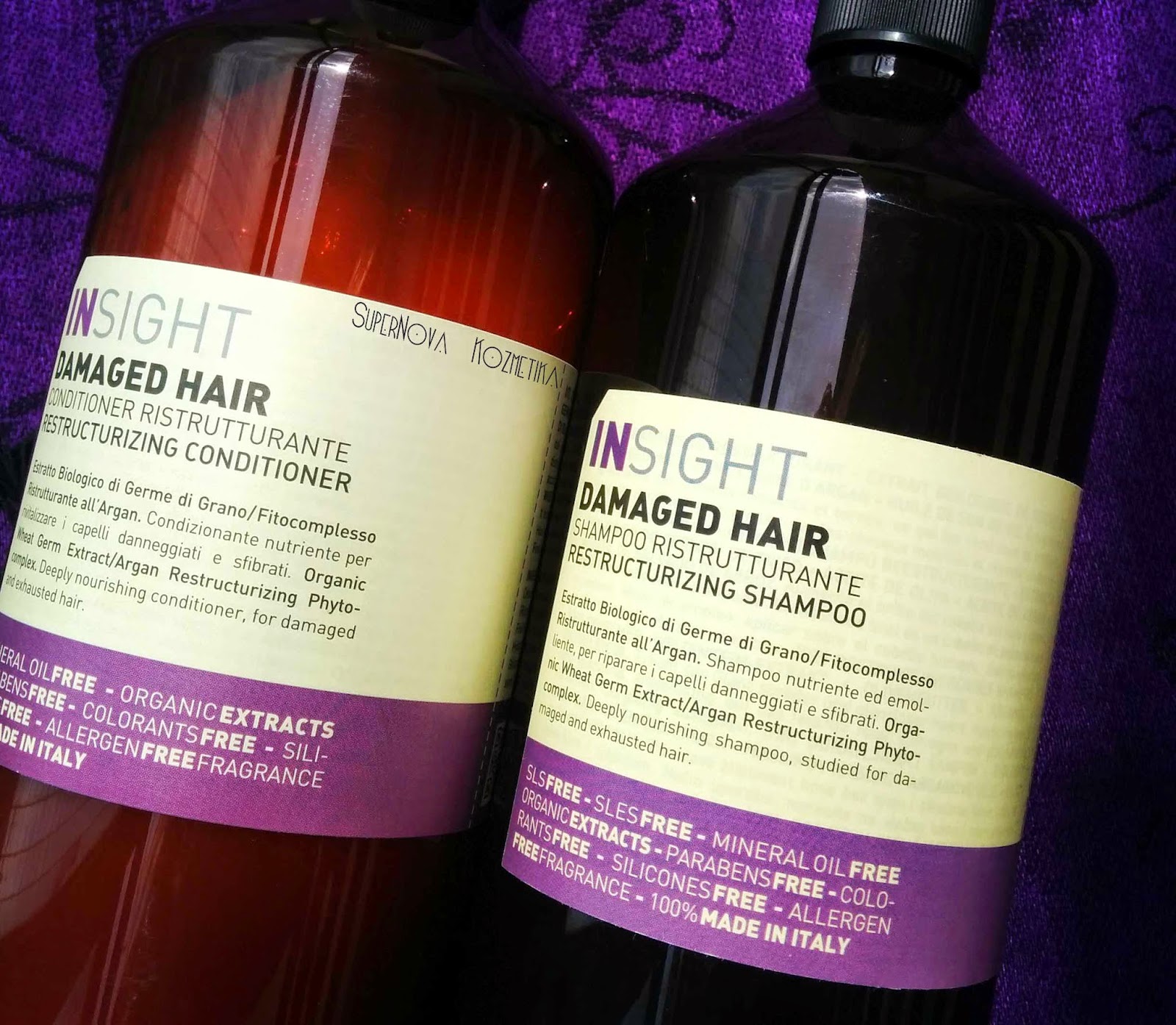SuperNova Kozmetika: Insight Damaged Hair Restructurizing Shampoo ...