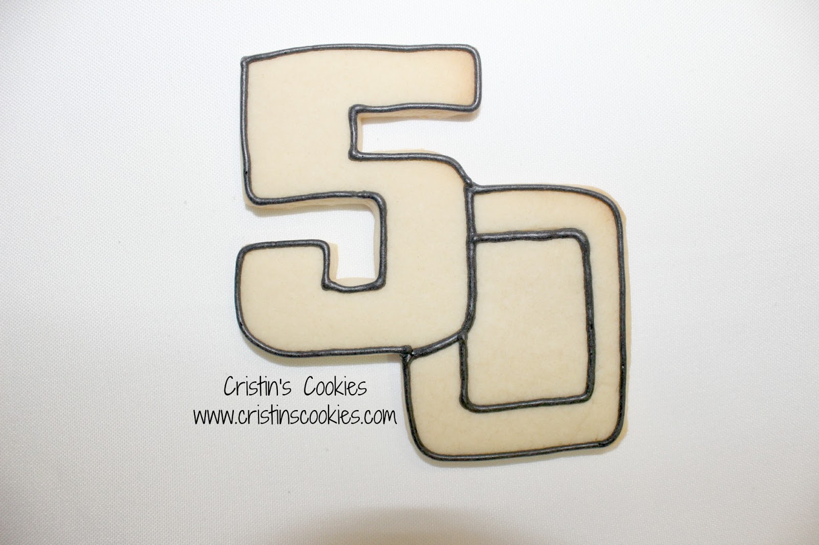 Cristin's Cookies: Number 50 Cookies and a New Cookie Cutter