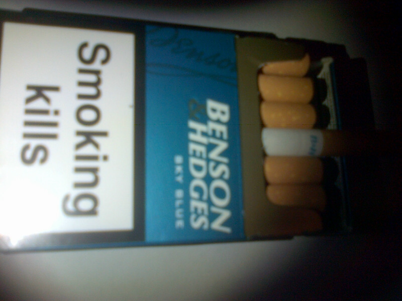 superstition is all we have left: sky blue benson and hedges