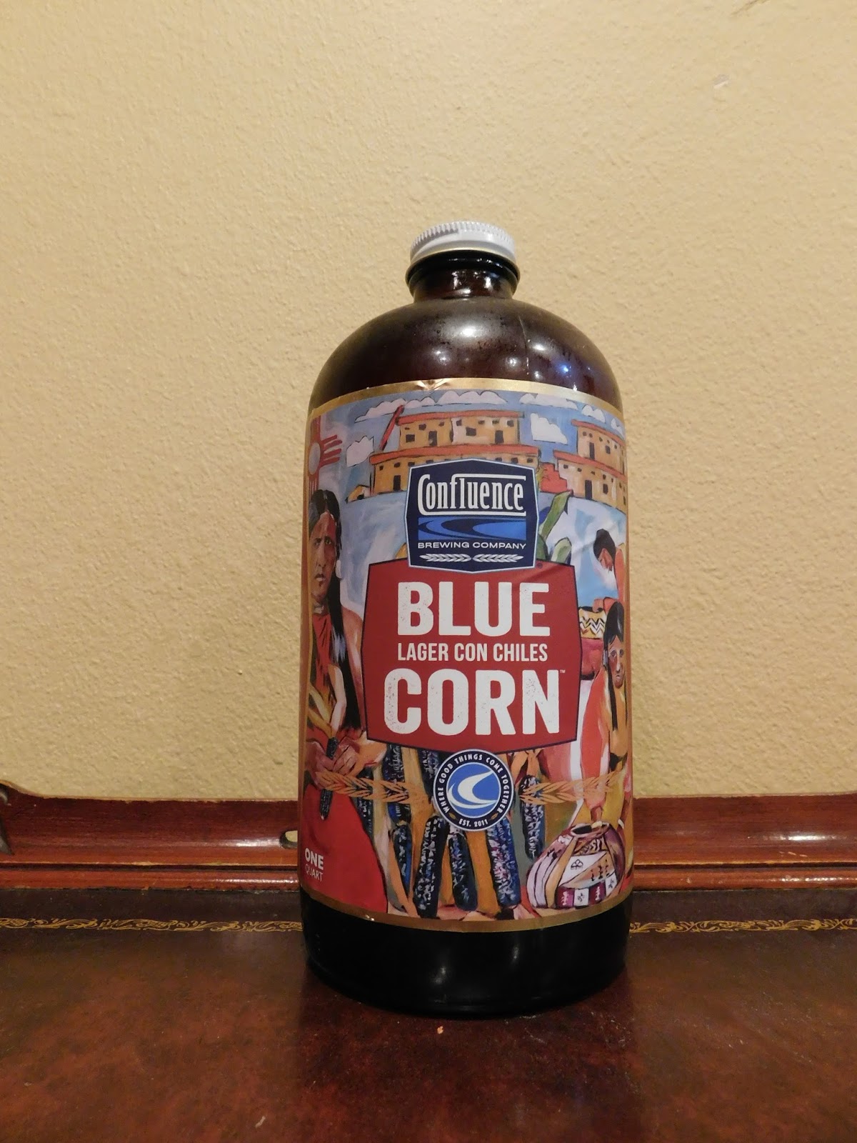 Doing Beer Justice: Confluence Blue Corn Lager with Chiles