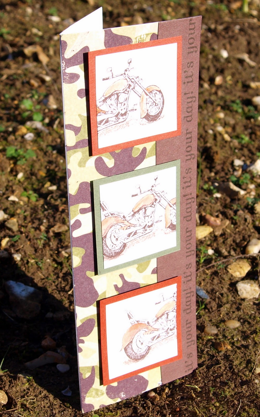 Crafting Becky: Men's Motorcycle Card