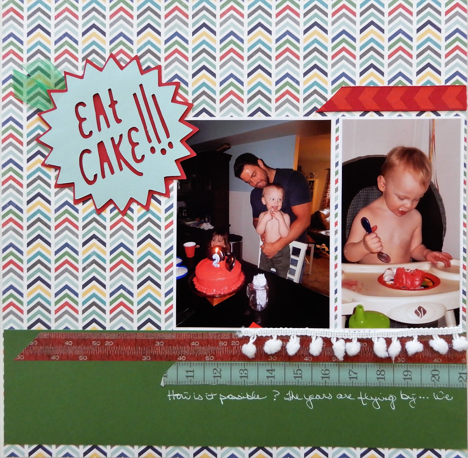 Random Memories: Two Page Layout - Birthday layouts!