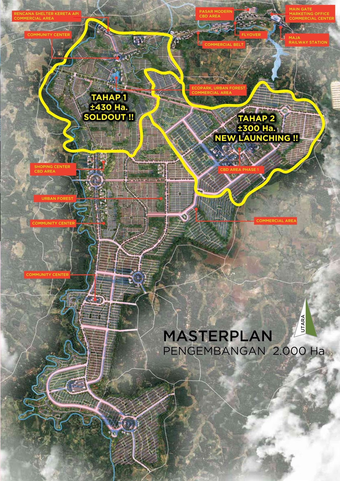 Masterplan ~ Citra Maja Raya - Perumahan Murah Ciputra