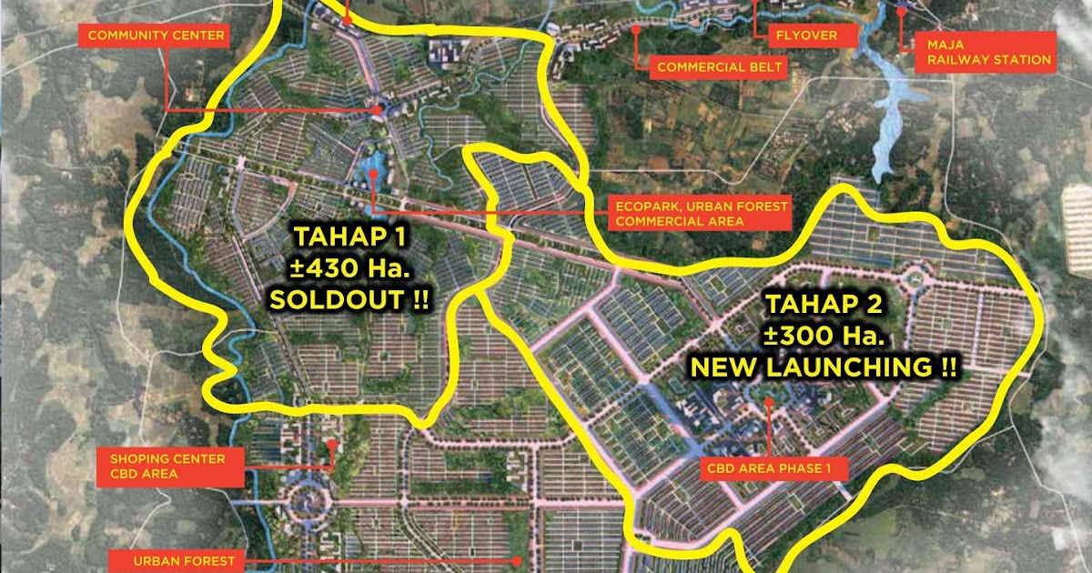 Masterplan ~ Citra Maja Raya - Perumahan Murah Ciputra