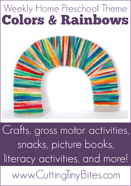 Colors and Rainbows Theme- Weekly Home Preschool | What Can We Do With ...