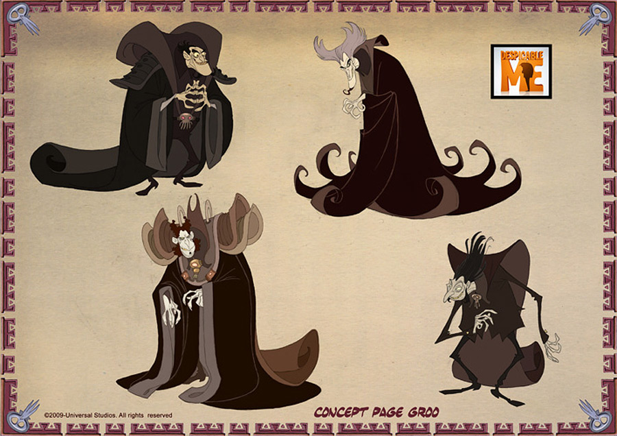 Living Lines Library: Despicable Me (2010) - Character Design