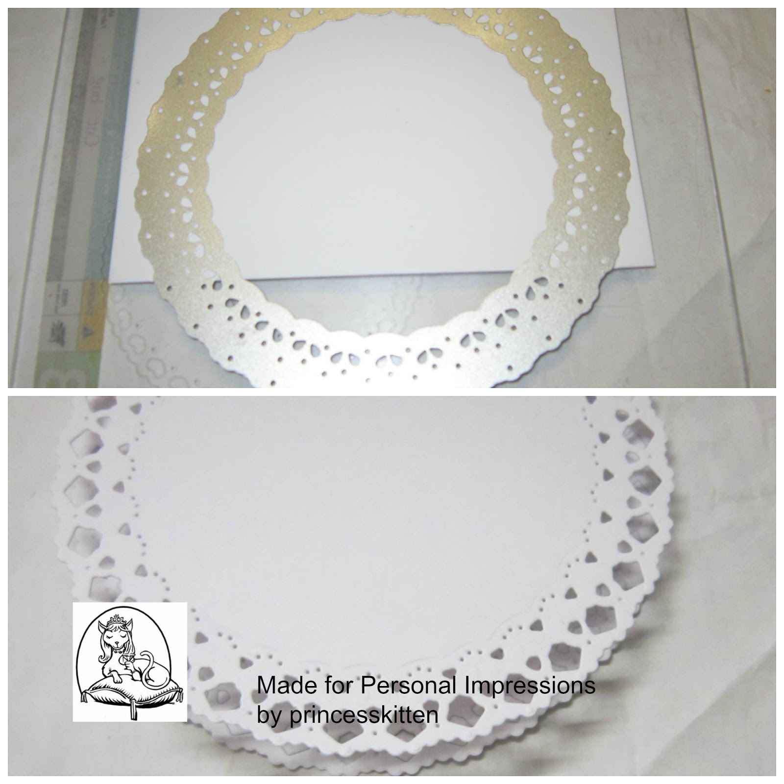 Quick and Easy Shaped Lacey Card