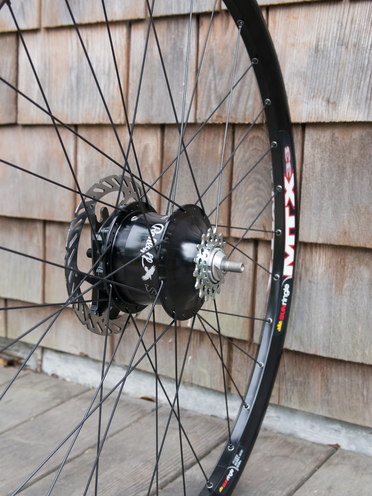 Cycle Monkey Wheel House: MTB: SunRingle MTX33 Rims on Rohloff SPEEDHUB ...